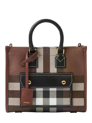 Burberry Mini Freya Tote - Brown
