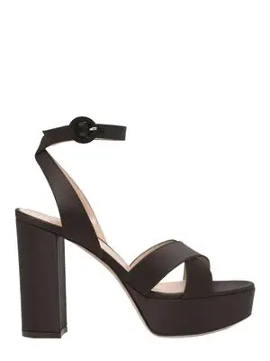 GIANVITO ROSSI Heeled Sandal - Cocoa