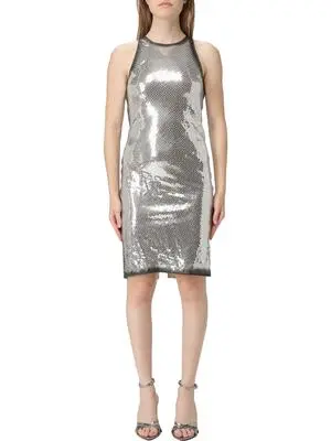 Attico Sequin Dress - Silver