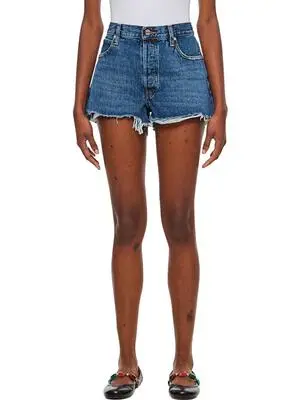 FRAME FRAME Denim Shorts Blue