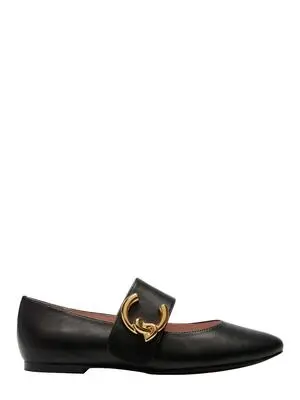 COCCINELLE Ballerina Flat - Black