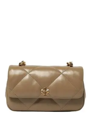 Tory Burch Tory Burch Quilted Leather Mini Bag Grey