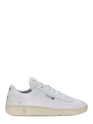 K-Swiss Leather Court-style Sneakers - White