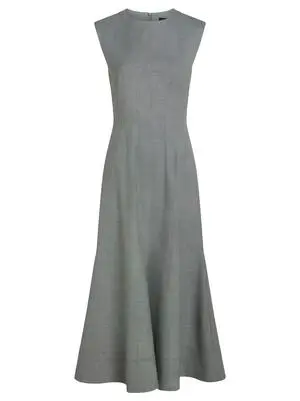 Karl Lagerfeld Tailored Midi Dress - Grey
