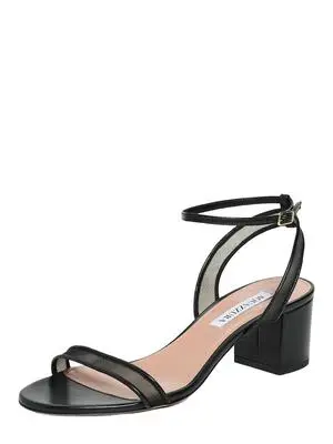 AQUAZZURA Minimalist Mesh Sandals 50mm - Black