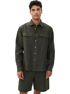 De Bonne Facture Two Pocket Overshirt - Arabica