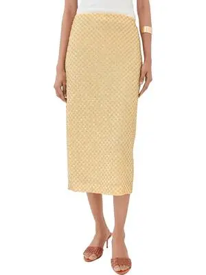 VERONICA BEARD Allora Embellished Skirt