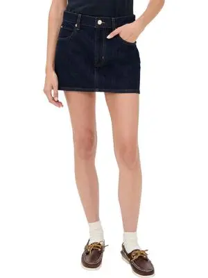FRAME Mini Denim Skirt - Rinse