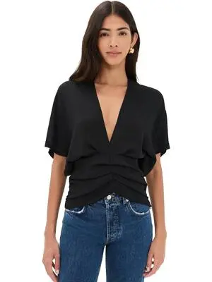 JBQ Ash Short Sleeve Top - Black