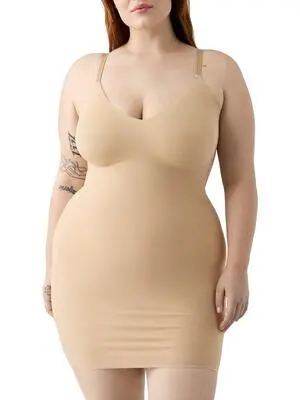 TRUE & CO True Body Everyday Shaping Slip - Desert