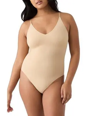 TRUE & CO True Body Smoothing Bodysuit - Desert