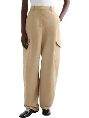 Givenchy Cargo Cocoon Trousers - Beige