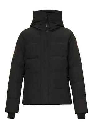 Canada Goose Macmillan Funnel-neck Twill-down Parka Jacket - Black