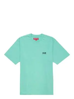 Supreme Warm Up Washed Short Sleeve Top Green