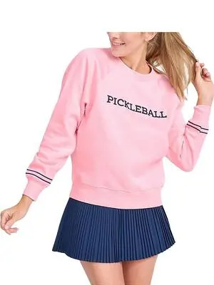 AME & LULU Play All Crewneck Sweatshirt - Pickleball Pink