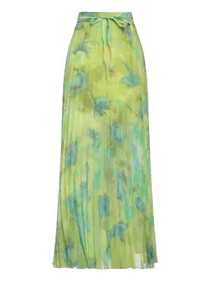 LIU •JO Maxi Skirt In Polyester And Viscose - Green