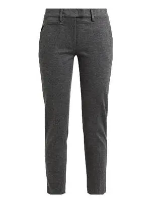 DONDUP Tapered Slim Fit Cropped Pants - Grey
