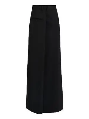 MAISON MARGIELA Maxi Flared Skirt - Black
