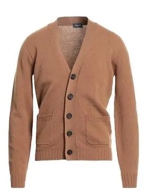 DRUMOHR Lambswool Cardigan - Beige