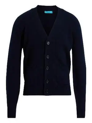 DRUMOHR Lambswool Cardigan Midnight Blue