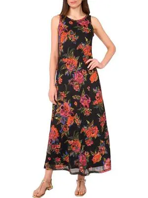 Vince Camuto Floral Keyhole Maxi Tank Dress Multi
