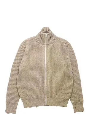 MAISON MARGIELA Elbow-patch Cardigan - Neutrals