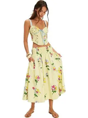 Free People Floral Luca Set - Early Bloomer Combo