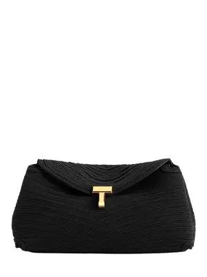 TOTEME Mini T-lock Rope Clutch - Black