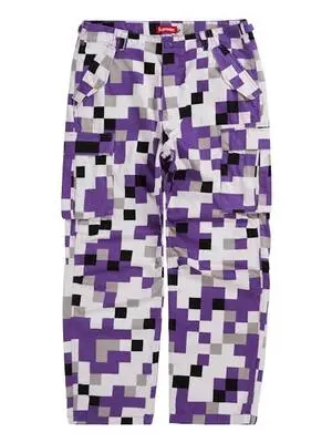 Supreme Cargo Pant Purple Digi Camo