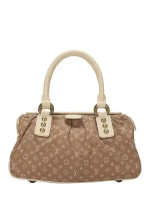 LOUIS VUITTON Monogram Mini Lin Trapeze - Brown