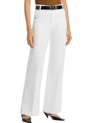Victoria Beckham High Rise Alina Jeans - Wash White