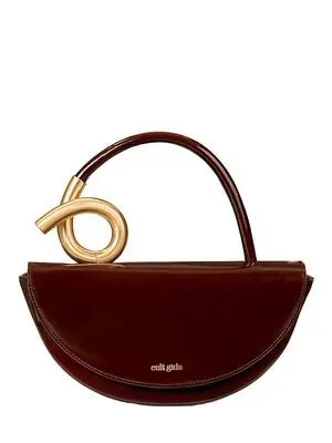 Cult Gaia Azariah Top Handle Bag - Espresso