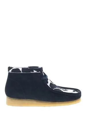 Clarks Originals Wallabee Bootin - Black/cow Print