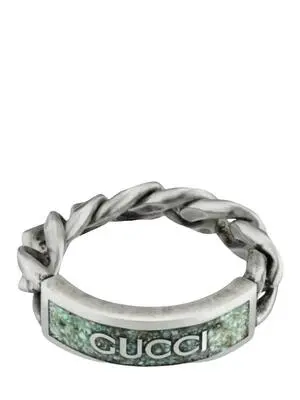 Gucci Enamel Ring - Tiffany/black