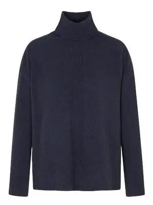 EMPORIO ARMANI Rollneck Yak Wool Blend Jumper