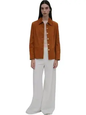 Rosetta Getty Shirt Jacket - Brown