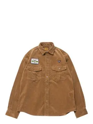 HUMAN MADE Corduroy Workshirt - Brown