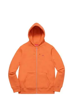Supreme Small Box Zip Up Sweatshirt - Orange