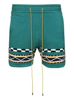 Rhude Bateau Knit Short - Green