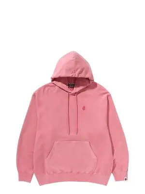 A BATHING APE Ape Head Garment Dye Pullover Hoodie - Pink