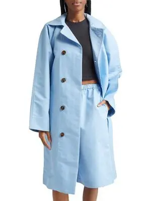 ZANKOV Hugo Asymmetric Waterproof Cotton Car Coat - Hortensia