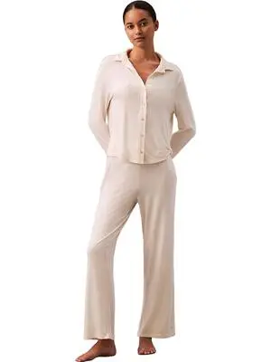 Calvin Klein Ultra Soft Modal Pant Ivory