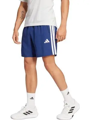 Adidas Essentials Training 3-stripes Woven Shorts - Dark Blue