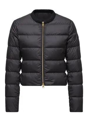 Moncler Mauvezin Wool-trimmed Down Jacket - Black