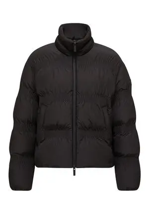 Moncler Ravignan Gather-quilted Short Down Jacket - Black