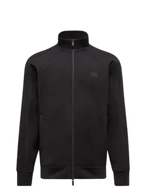 Moncler Cotton Zip-up Sweatshirt - Black