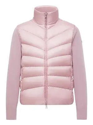 Moncler Padded Wool Cardigan - Pink
