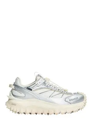 Moncler Trailgrip Gtx Leather Sneakers - Grey
