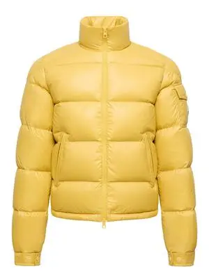 Moncler Levitha Hooded Down Jacket - Yellow