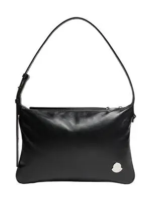 Moncler Vetta Nappa Leather Shoulder Bag - Black